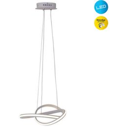 N&auml;ve N&Auml;VE LED Pendelleuchte "Odrive", wei&szlig;, 1, &Oslash; 56cm H: 130cm, 1 Stk., Leuchten, dimmbar, schleifen&auml;hnlich geschwungene Leuchtstreifen, wei&szlig;, H: 130cm, LED Pendelleuchte