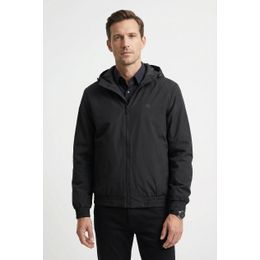 Blouson Calvin Klein Jeans, Herren, Gr. XXL, schwarz, Web, Obermaterial: 100% Polyester, unifarben, regular fit h&uuml;ftlang, hoch geschlossener Ausschnitt, eingesetzt elastischer Bund, Jacken Blouson, Regular Fit, verstellbare Kapuze