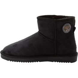 O`Neill Schlupfboots O'NEILL "BESIANA WOMEN MID", Damen, Gr. 38, triple schwarz, Synthetik, Schuhe Schlupfboots, gef&uuml;tterte Winterschuhe, Winterboots, Snowboots, Schlupfstiefel