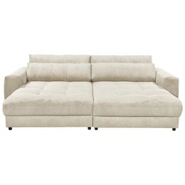 Big-Sofa ED EXCITING DESIGN "Loveseat, 2-Sitzer, Barura, Breite 292", beige, B:292cm H:90cm T:194cm, 92% Polyester, 8% Nylon, Sofas, Big-Sofa, Big-Sofa mit 2 Nierenkissen