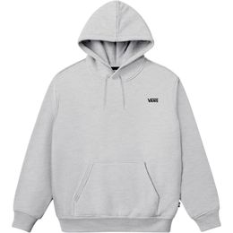Kapuzensweatshirt Vans "LEFT CHEST PO", Herren, Gr. M, grau (light grau h), Obermaterial: 65% Baumwolle, 35% Polyester, Sweatshirts Kapuzensweatshirt