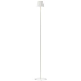 Brilliant LED Stehlampe "Macobo", wei&szlig; matt, 1, &Oslash; 20cm H: 125cm, 1 Stk., Leuchten, portabel dank Akkubetrieb, kabellos, 125 cm, 340 lm, 3000 K, dimmbar, LED Stehlampe
