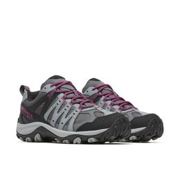 Wanderschuh Merrell "ACCENTOR 3 SPORT GORETEX", Damen, Gr. 40,5, grau (grau, hellgrau), Synthetik, Textil, Schuhe Wanderschuh, wasserdicht