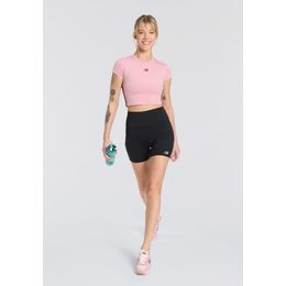 Laufshorts New Balance "NB HARMONY HIGH RISE SHORT 6", Damen, Gr. XXL, N-Gr, schwarz, Obermaterial: 78% Polyester, 22% Elasthan, Hosen Laufshorts, f&uuml;r Fitness und sportliche Aktivit&auml;ten, sportlicher Stil
