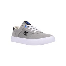 Sneaker DC Shoes "Teknic", Jungen, Gr. 11(28), grau (grau, blau), Obermaterial:OBERMATERIAL: LEDER (KUH) / FUTTER: TEXTIL / AUSSENSOHLE: GUMMI;, Schuhe Sneaker