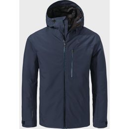 Sch&ouml;ffel Outdoorjacke SCH&Ouml;FFEL "Ski Jacket Style Nollen MNS", Herren, Gr. 54, blau (8820, blau), Oberstoff : 100% Polyester (Membran: Polyurethan) Futter : 100% Polyester Wattierung : 100% Polyester, regular fit, hoch geschlossener Ausschnitt, Jacken Outdoorjacke