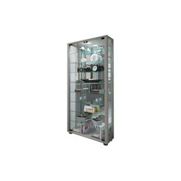 M&ouml;bel Kraft Vitrine silber Ma&szlig;e (cm): B: 59 H: 114,8 T: 18.0 &raquo; M&ouml;bel Kraft