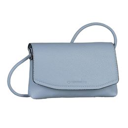Umh&auml;ngetasche Tom Tailor "Rissa", Damen, Gr. B/H/T: 21cm x 13,5cm x 3cm, mid blau, Lederimitat, clean, gepflegt, unifarben, Taschen Umh&auml;ngetasche, Damen Schultertasche, Handtasche, auch als Clutch tragbar