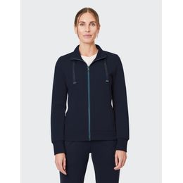 Sweatjacke Joy Sportswear "D SPORT-SWEATJACKE TATJANA", Damen, Gr. 44, night, Obermaterial: 70% Baumwolle, 30% Polyester, Sweatjacken Sweatjacke, aus Baumwolle und Polyester, f&uuml;r Freizeit und Sport