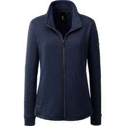 Fleecejacke LPO "YUKI II", Damen, Gr. 40 (M), navy, 100% Polyester, regular fit, B&uuml;ndchen, Jacken Fleecejacke, auch in Gro&szlig;en Gr&ouml;&szlig;en