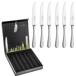 Steakmesser "Mia, im Geschenkkarton", silberfarben, B:19,6mm, Edelstahl, PICARD & WIELP&Uuml;TZ SOLINGEN, Essmesser, Steakmesser, praktisches Steakmesser-Set