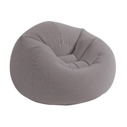 Luftsessel Intex "Beanless Bag&Atilde;&cent; Chair", grau, Luftbetten, B/H/L: 104cm x 69cm x 107cm, Vinyl, Luftsessel, B:104cm H:69cm L:107cm