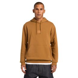Kapuzensweatshirt Timberland "Silicon Badge Hoodie (LB)", Herren, Gr. XL, schwarz wheat boot, Obermaterial: 100% Baumwolle, Sweatshirts Kapuzensweatshirt, f&uuml;r Erwachsene, sportlicher Stil, mit Kapuze, bequeme Passform