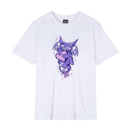 T-Shirt Santa Cruz "NIGHT CRITTER FRONT T-SHIRT", Damen, Gr. 10(M), wei&szlig;, Obermaterial: 100% Baumwolle, Shirts T-Shirt