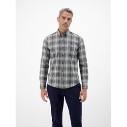 Flanellhemd Lerros "Karierter Klassiker - das Flanelhemd", Herren, Gr. 3XL, Normalgr&ouml;&szlig;en, broken wei&szlig;, 100% Baumwolle, Hemden Flanellhemd