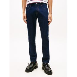 Slim-fit-Jeans Tommy Jeans "Scanton", Herren, Gr. 38, L&auml;nge 30, denim schwarz, Denim/Jeans, Obermaterial: 99% Baumwolle, 1% Elasthan, unifarben, slim fit lang, Jeans Slim-fit-Jeans, Slim Fit