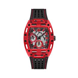 Guess Uhr 'Phoenix' Herren Gr&ouml;&szlig;e One Size rot / schwarz