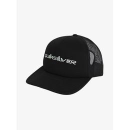 Trucker Cap Quiksilver "CLASHORT SLEEVEIC FOAM OMNI TRUCKER", Herren, true schwarz, Obermaterial: 80% Baumwolle, 20% Polyester, Caps Trucker Cap