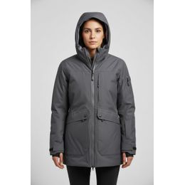 Funktionsparka Killtec "KOW 16 WMN PRK", Damen, Gr. 48, metall, Obermaterial: 100% Polyester. Futter: 100% Polyester. Wattierung: 100% Polyester, Jacken Funktionsparka, w&auml;rmend & wasser- & winddicht