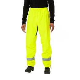 Regenhose Vaude "MEN'S LUMINUM RAIN PANTS", Herren, Gr. XXL, N-Gr, gelb (neon gelb), Obermaterial: 100% Polyester. Futter: 100% Polyester, Hosen Regenhose, Wasserdicht