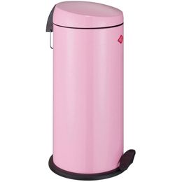 M&uuml;lleimer Wesco "Capboy Maxi Tretabfallsammler", pink, B:30cm H:60cm T:30cm &Oslash;:30cm, Kunststoff, Metall, Stahlblech, M&uuml;lleimer, M&uuml;lleimer, mit Metalleinsatz, Fu&szlig;tritt aus Kunststoff und Bodenring