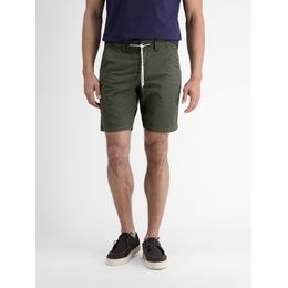 Bermudas Lerros "Leichte Twill-Bermuda f&uuml;r Herren", Herren, Gr. 32, gr&uuml;n (deep olive), 97% Baumwolle, 3% Elasthan, Hosen Bermudas