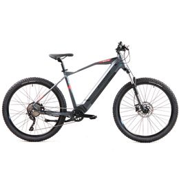 Z&uuml;ndapp Z&uuml;ndapp Z808 E-Mountainbike 27,5 Zoll grau/rot 50 cm