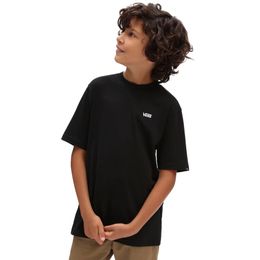 T-Shirt Vans "LEFT CHEST TEE", Jungen, Gr. S (134/140), schwarz, Single Jersey, Obermaterial: 100% Baumwolle, unifarben, normal, Rundhals, Shirts T-Shirt, f&uuml;r Kids