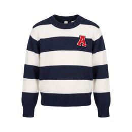 ABOUT YOU Pullover 'Robin' Jungen Gr&ouml;&szlig;e 110/116 navy / rot / naturwei&szlig;