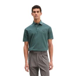 Marc O'Polo Poloshirt MARC O'POLO, Herren, Gr. M, skipping stone, Piqu&eacute;, Obermaterial: 100% Baumwolle, unifarben, regular fit h&uuml;ftlang, Rundhals, Shirts Poloshirt, weiches Tragegef&uuml;hl, regular Fit, Logopatch auf der Brust
