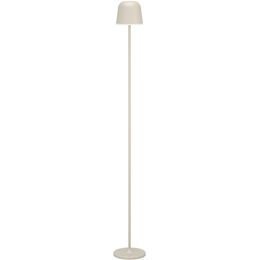 Eglo Stehlampe "MANNERA-L Stehlampe - Alu, Stahl - LED - 4,3W - IP54", sandfarben, 1, &Oslash; 16cm H: 140cm, 1 Stk., Leuchten, Standleuchte, Leselampe, Wohzimmer, Schlafzimmer, H140 x &Oslash;16 cm, Stehlampe