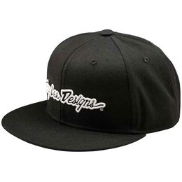 Troy Lee Designs Signature Flat Bill Snapback, Kappe