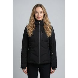 Skijacke Icepeak "Icepeak FLOVILLA", Damen, Gr. 46, basic schwarz, Obermaterial: 100% Polyester. Futter: 100% Polyester. Wattierung: 100% Polyester, Jacken Skijacke, f&uuml;r Alpinski und Snowboard, wasserdicht, winddicht, atmungsaktiv