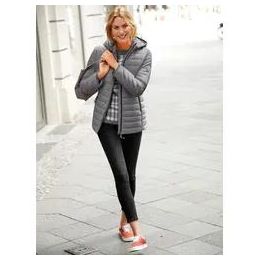 Steppjacke Casual Looks, Damen, Gr. 54, grau, 100% Polyester, unifarben, Jacken Steppjacke