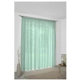 Vorhang WIRTH "Sunday" Gr. 3, gr&uuml;n (mint), B:141cm H:225cm, Jacquard, Baumwolle, Polyester, Gardinen, nach Ma&szlig;