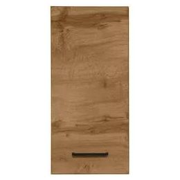 H&auml;ngeschrank Welltime "Trento, verschiedene Ausf&uuml;hrungen und Farben", braun (wotaneiche), B:30cm H:64cm T:20cm, Holzwerkstoff, MDF, Schr&auml;nke, H&auml;ngeschrank, Badm&ouml;bel, Breite 30 cm, 1 T&uuml;r, 2 Einlegeb&ouml;den, Made in Germany