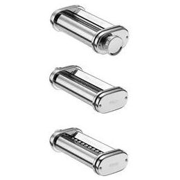 KitchenAid Nudelvorsatz "5KSMPRA, 3 tlg.", silber (edelstahlfarben), B:9,7cm H:5,6cm T:24,6cm, K&uuml;chenmaschinen-Aufs&auml;tze