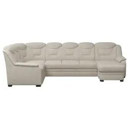 Wohnlandschaft COTTA "Marcus U-Form", beige, B:330cm H:99cm T:211cm, 100% Polyester, Sofas, Wohnlandschaft, wahlweise mit Bettfunktion & Stauraum