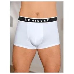 Panty Schiesser, Herren, Gr. 7, 3 Stk., wei&szlig;, 95% Baumwolle, 5% Elasthan, Unterhosen Panty