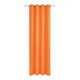 Vorhang WIRTH "Dim out" Gr. 2, orange, B:145cm H:180cm, Polyester, Gardinen