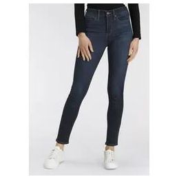 Levi's Slim-fit-Jeans LEVI'S "311 SHAPING SKINNY", Damen, Gr. 27, L&auml;nge 28, blau (schwarz indigo), Denim/Jeans, Obermaterial: 60% Baumwolle, 23% Viskose, 16% Polyester, 1% Elasthan, skinny fit lang, Jeans Slim-fit-Jeans, im 5-Pocket-Stil, Topseller
