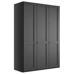 Kleiderschrank Wiemann "G&ouml;teborg, Kleiderschrank, Schrank, W&auml;scheschrank", grau (graphit), B:148,4cm H:216cm T:58cm, Holzwerkstoff, Schr&auml;nke, Kleiderschrank, inkl. T&uuml;rend&auml;mpfung, langlebige Qualit&auml;t, viel Stauraum