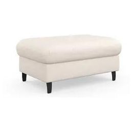 Sit & More Hocker SIT & MORE "Marano", beige (creme), B:102cm H:43cm T:67cm, 100% Polyester, Hocker, Hocker, mit Stauraum