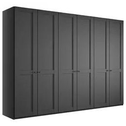 Kleiderschrank Wiemann "G&ouml;teborg, Kleiderschrank, Schrank, W&auml;scheschrank", grau (graphit), B:295,2cm H:216cm T:58cm, Holzwerkstoff, Schr&auml;nke, Kleiderschrank, inkl. T&uuml;rend&auml;mpfung, langlebige Qualit&auml;t, viel Stauraum