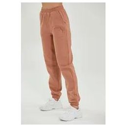 ENDURANCE ATHLECIA Sweathose ATHLECIA "Lia", Damen, Gr. 42, EURO-Gr&ouml;&szlig;en, beige (braun), 90% Baumwolle, 10% Polyester, unifarben, Hosen Sweathose, mit Cotton-Touch-Oberfl&auml;che