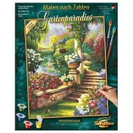 Malen nach Zahlen Schipper "Meisterklasse Premium - Gartenparadies", bunt, Malvorlagen, KinderB:40cm H:50cm, Made in Germany, B:40cm H:50cm