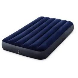 Luftbett Intex "DURA-BEAM Classic Downy Airbed" Gr. 99, blau, Luftbetten, B/H/L: 99cm x 25cm x 191cm, Vinyl, B:99cm H:25cm L:191cm
