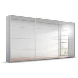 Schwebet&uuml;renschrank Rauch "Kleiderschrank Schrank Garderobe W&auml;scheschrank Ankleide ORACLE", grau (seidengrau), B:360cm H:229cm T:62cm, Holzwerkstoff, Schr&auml;nke, Schwebet&uuml;renschrank, mit vollfl&auml;chig aufgelegten Spiegelelementen MADE IN GERMANY