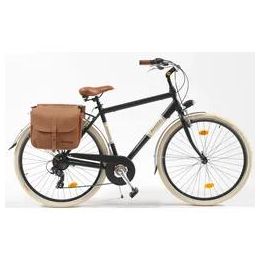 Cityrad "Citybike 605 Alu Man" Gr. 54, schwarz (schwarz, schwarz), VENICE - I LOVE ITALY, Fahrr&auml;der, 54cm, 28 Zoll (71,12cm), f&uuml;r Herren, Kettenschaltung