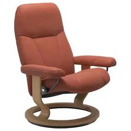 Relaxsessel stressless "Consul", rot (henna paloma), B:85cm H:100cm T:77cm, Leder BATICK: BATICK ist ein leicht korrigiertes, durchgef&auml;rbtes und genarbtes M&ouml;belleder, bei dem die meisten Unebenheiten und Spuren in der Regel entfernt wurden.;Leder PALOMA: PALOMA ist ein durchgef&auml;rbtes Semianilin-M&ouml;belleder mit nat&uuml;rlicher Narbung.;ROHLEDER Stoff Q2 FARON: Ein fester zuverl&auml;ssiger Boucl&eacute; mit einem s